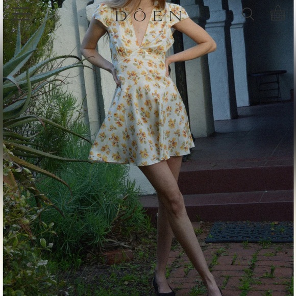 Doen | Dresses | Nwt Spring 224 Doen Dianne Dress In Frolicking Amber L ...